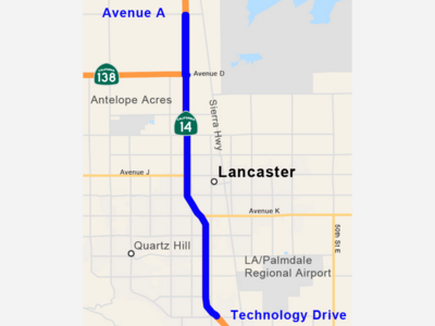 Freeway closures in Lancaster and Palmdale California | The Los Angeles ...